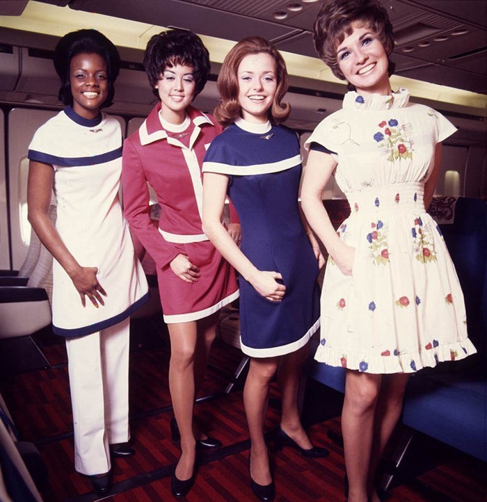 Style in the Aisle: Flight-Attendant Fashion Over The Years | Amusing ...